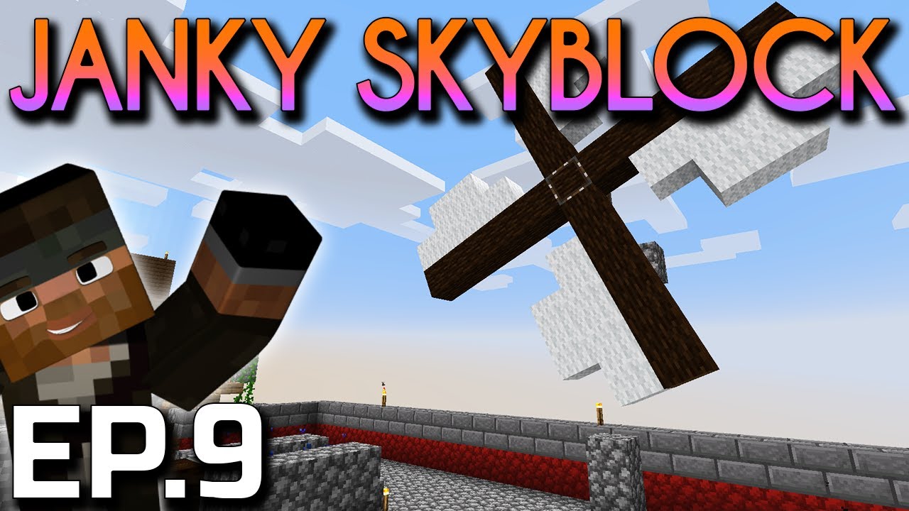 I Love this Windmill! | Janky Skyblock Ep.9 - YouTube