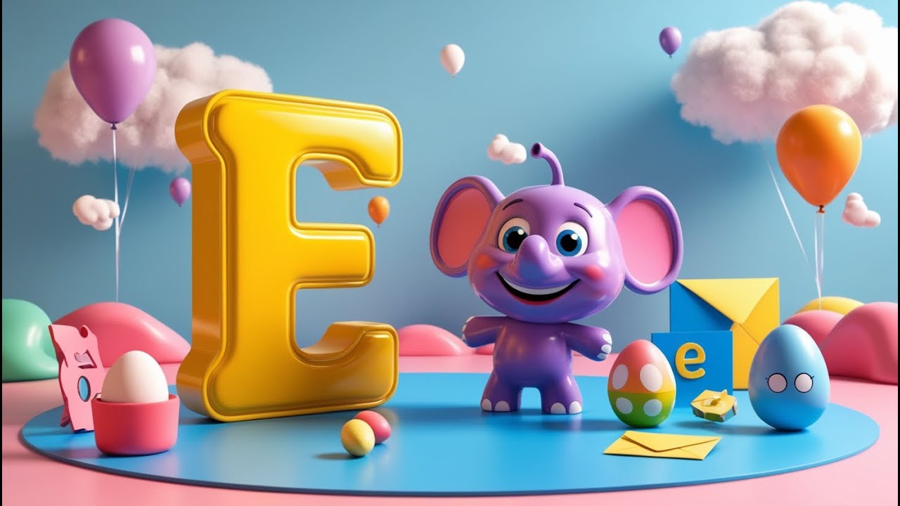 Learn the Letter E | Alphabet E for Kids | Phonics & Words with Letter ...