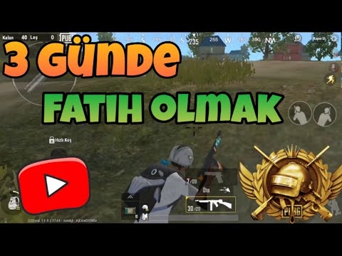 3 günde fatih olmak pubg mobile lite???