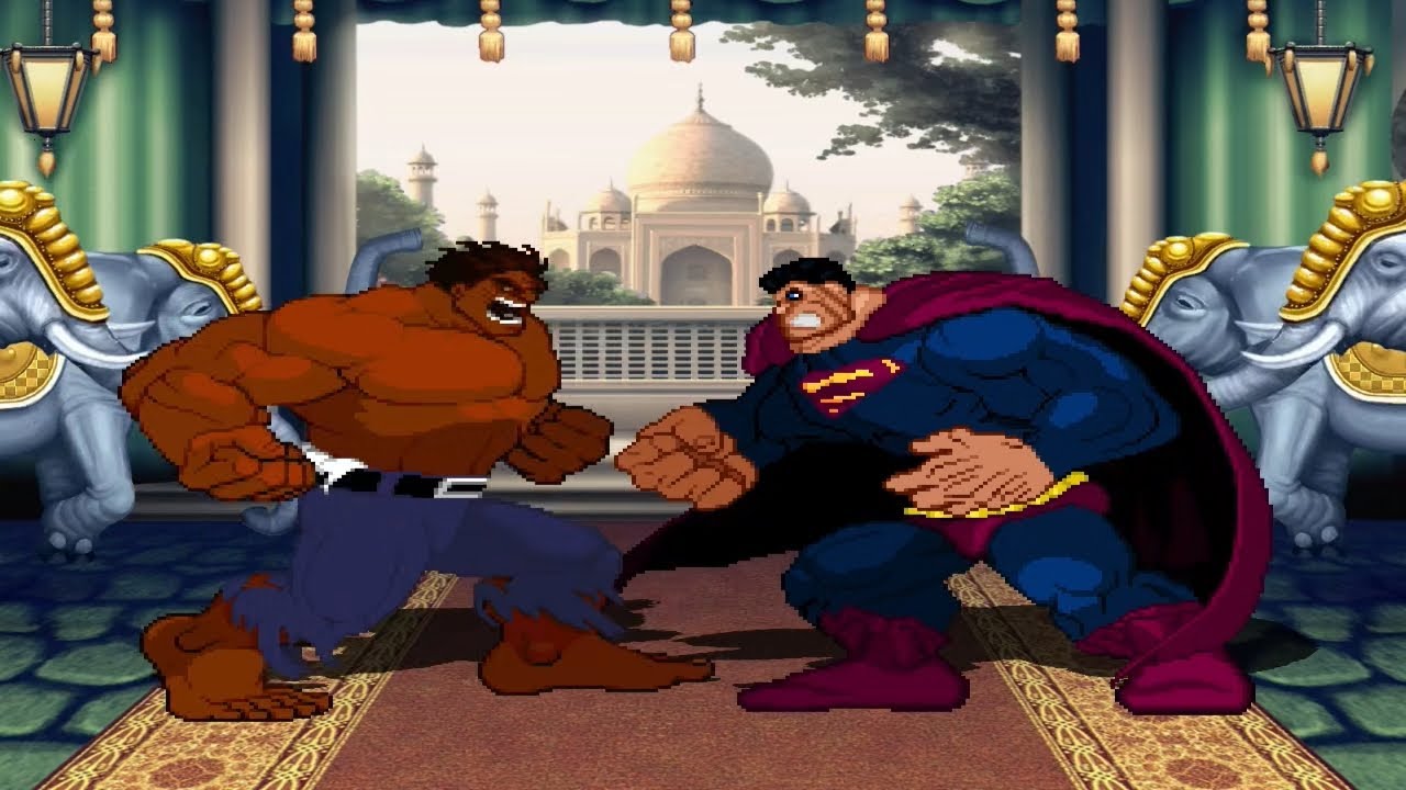 DEMON SAVAGE HULK vs OVERDOSE SUPERMAN [MARVEL vs DC MUGEN] - YouTube