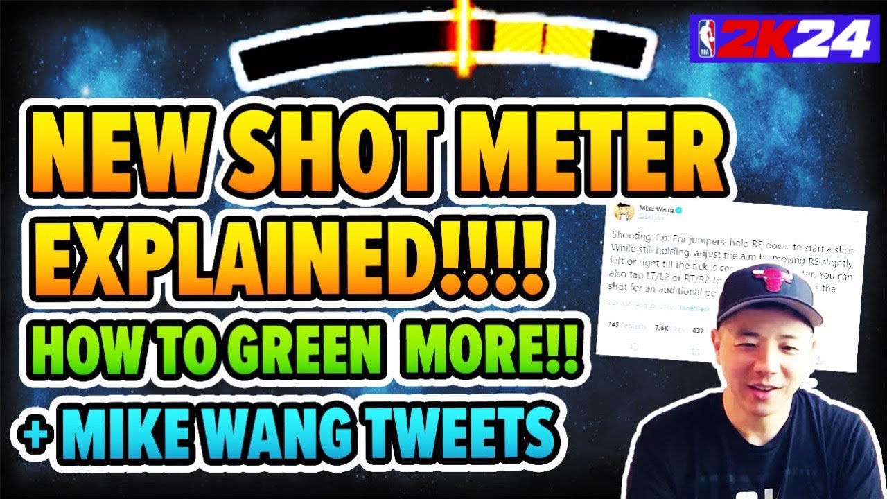 NBA 2K24 NEWS: NEW SHOT METER in NBA 2K24 CONFIRMED by Mike Wang - YouTube
