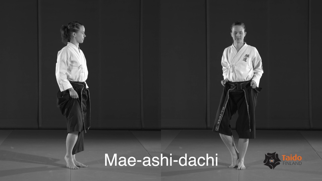 Mae ashi dachi - YouTube
