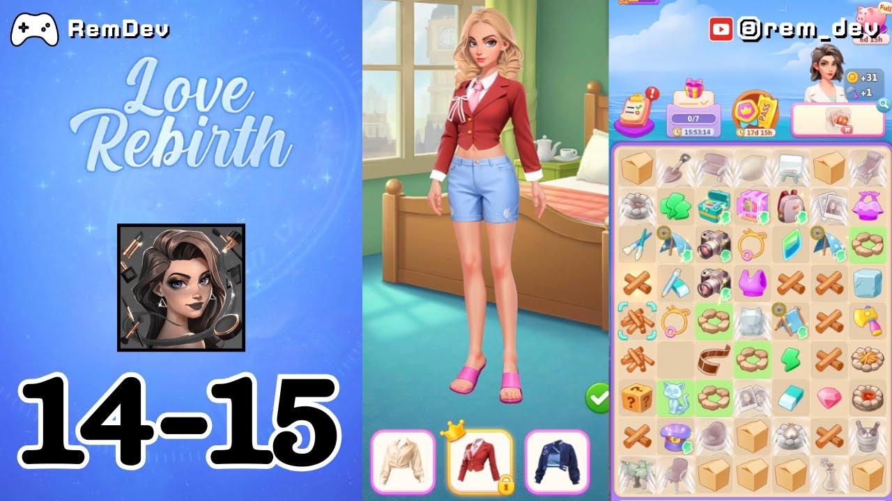 Love Rebirth Merge Makeover Story Chapter 14 & 15 Gameplay | She Woke ...