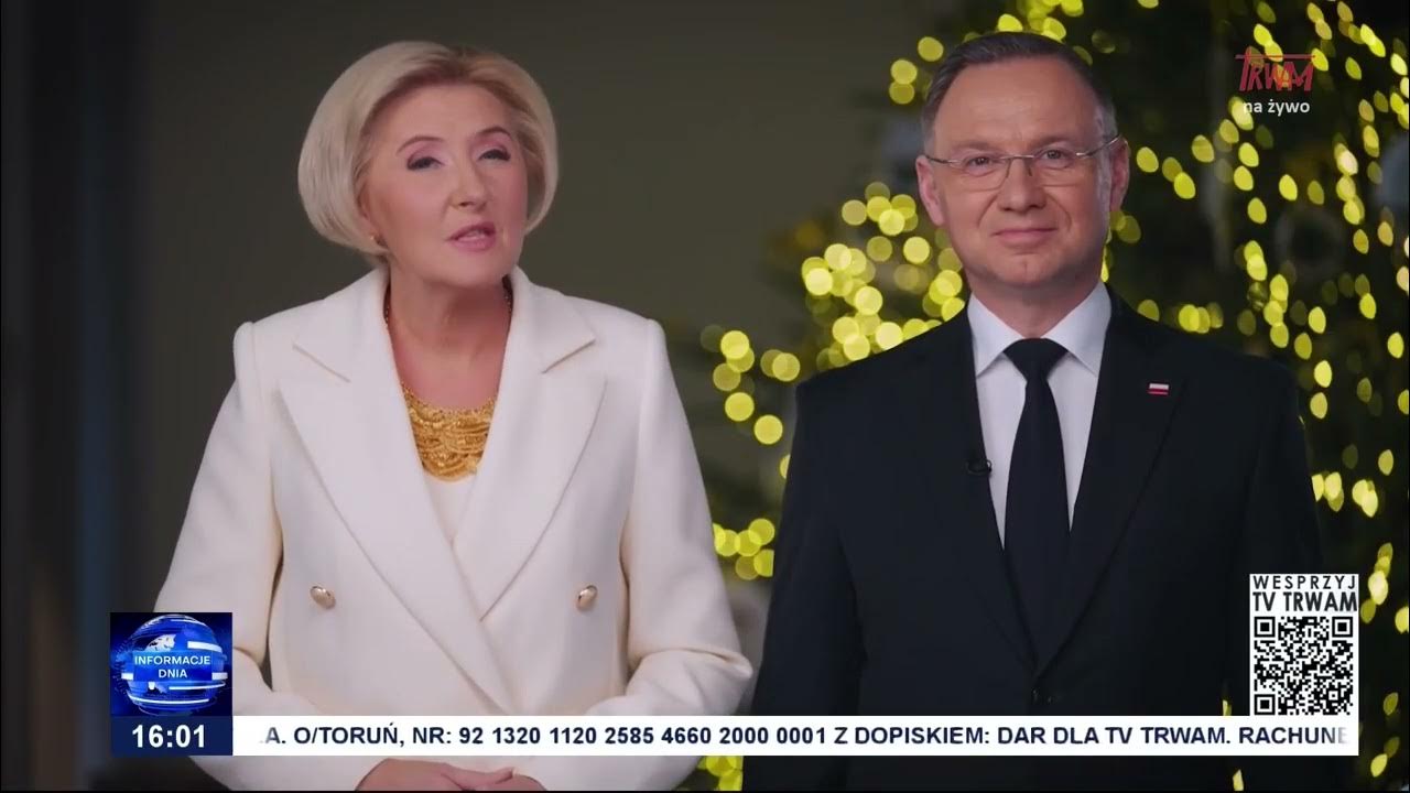 Życzenia Pary Prezydenckiej - YouTube