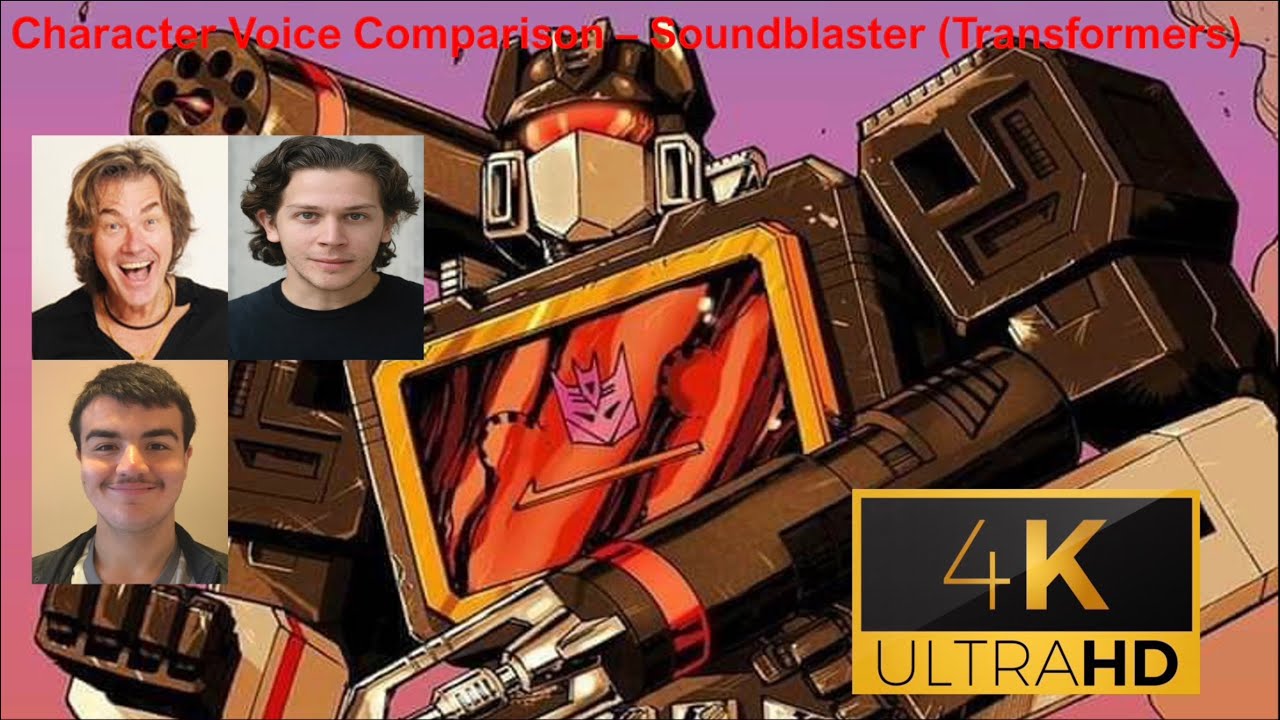 Character Voice Comparison - Soundblaster (Transformers) - YouTube