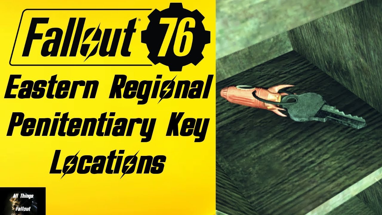 Fallout 76 Eastern Regional Penitentiary Key Locations - YouTube