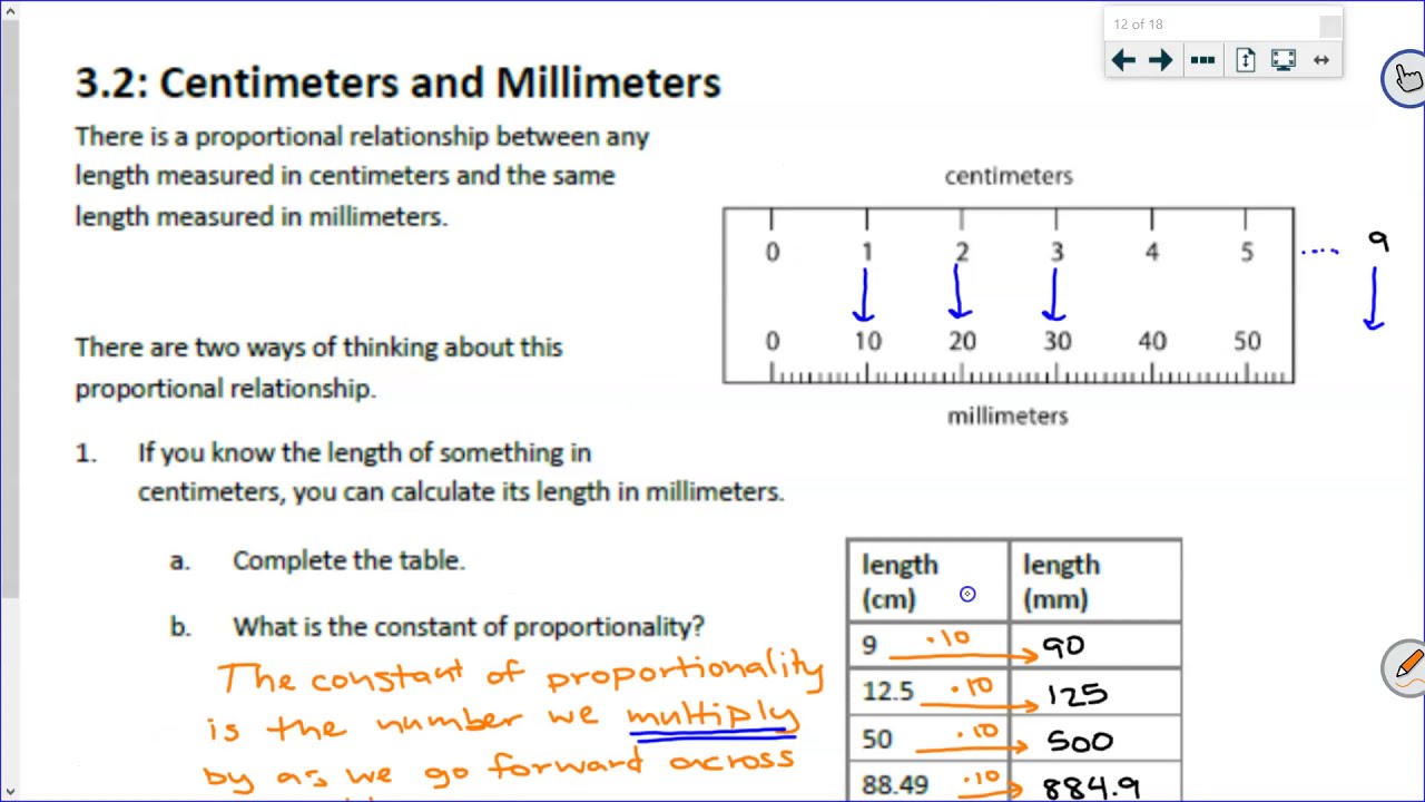 OUR 7.2.3 More About Constant of Proportionality (Part 1 of 2) - YouTube