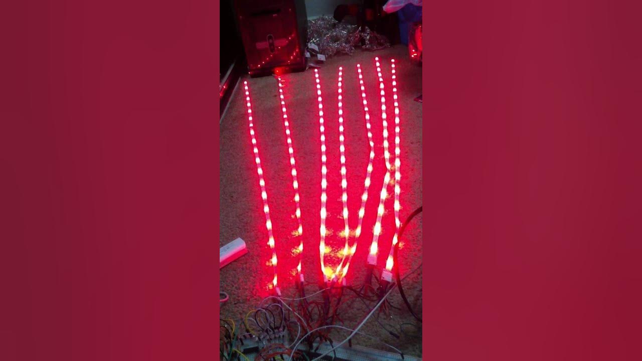 Arduino Leonardo, LED Strips, & MSGEQ7 Light Show - YouTube