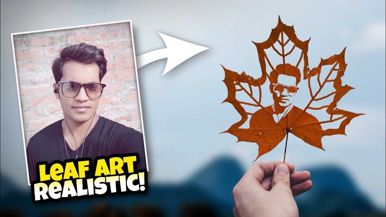 Leaf Cutting Art Photo Editing in Picsart – Viral Leaf Effect | Skay ...