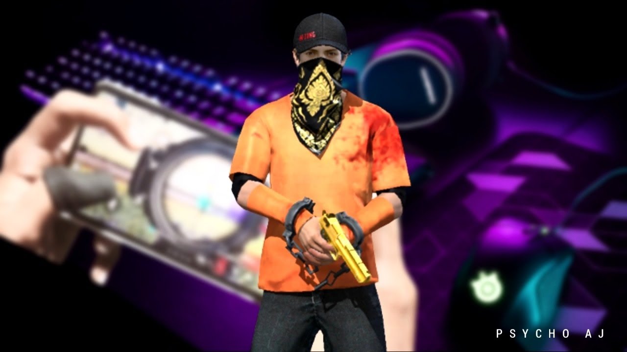 ROUK FF STYLE GAMEPLAY IN MOBILE 📱||PSYCHO AJ - GARENA FREE FIRE ...