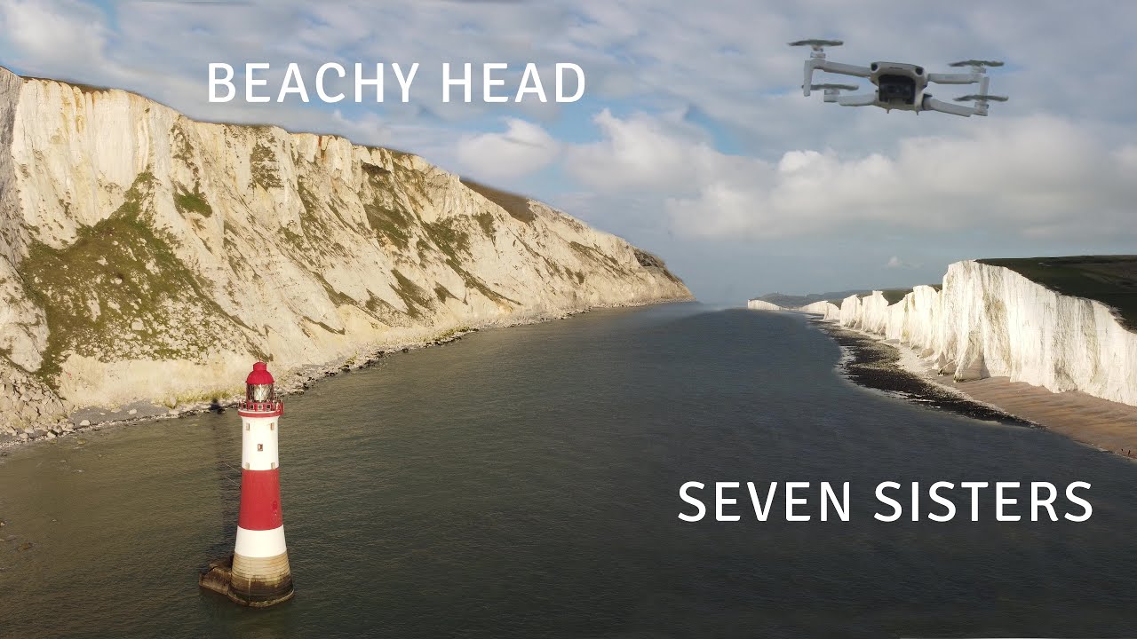4K Drone flight at Beachy Head and Seven Sisters - YouTube