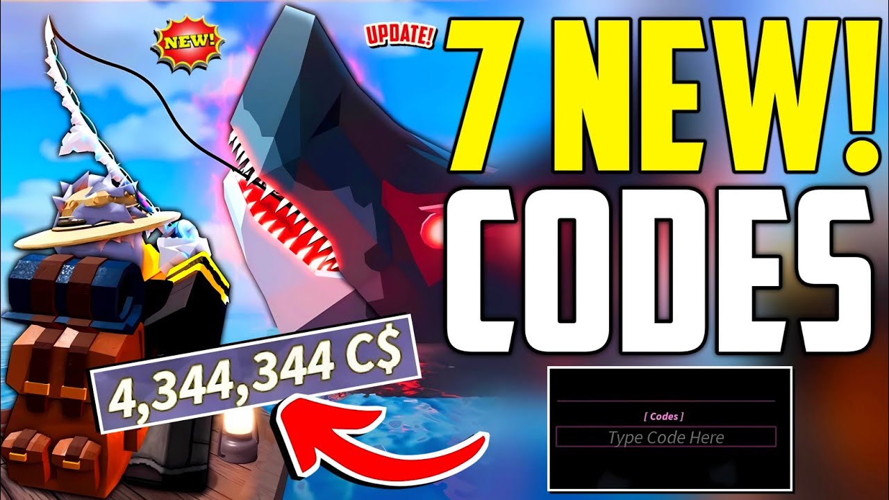 ⚠️Update💥CODE!⚠️ FISCH ROBLOX CODES 2024 - FISCH CODES - ROBLOX FISCH ...