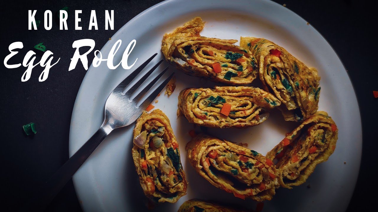 Korean Egg roll Quick Breakfast Recipe | Egg Roll Indian Recipe - YouTube
