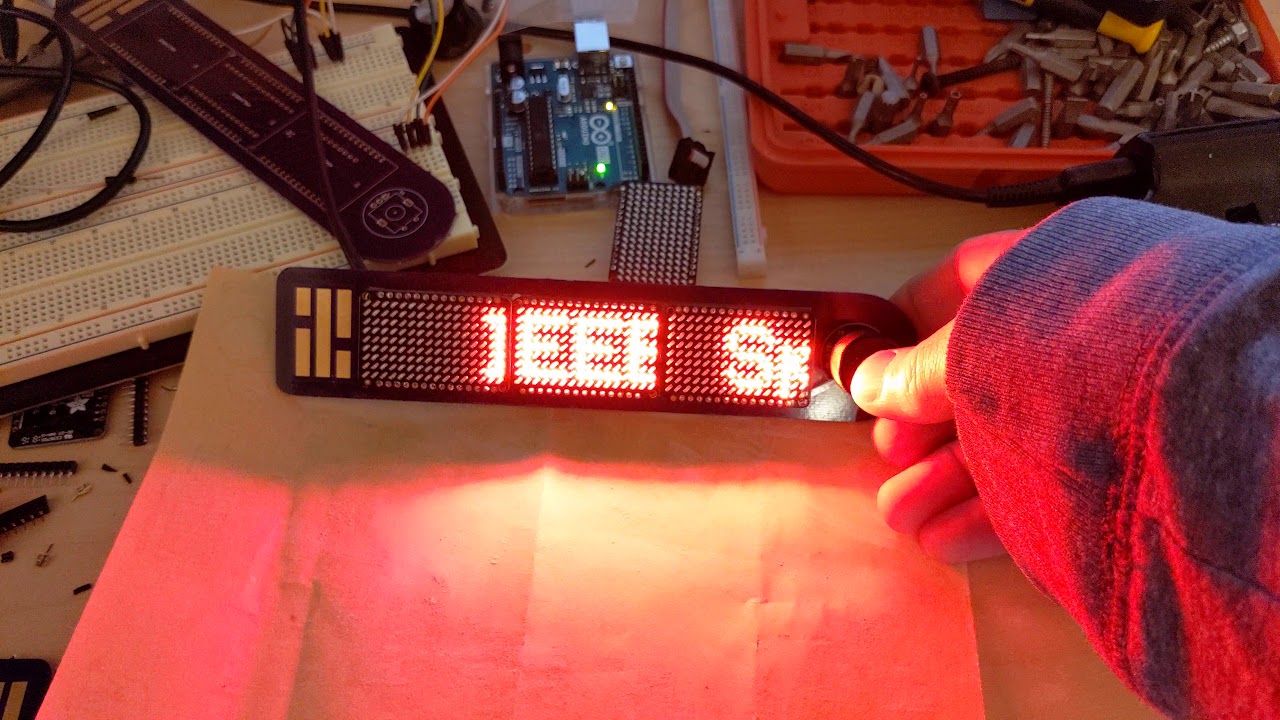 IEEE Spectrum Clock demo board - YouTube