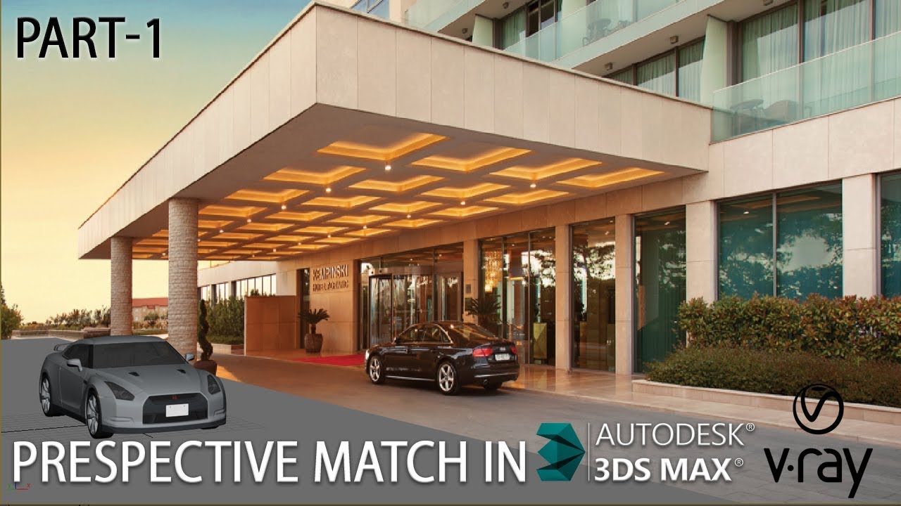CAMERA MATCH / PERSPECTIVE MATCH TUTORIAL IN 3DS MAX "HINDI" | VRAY ...