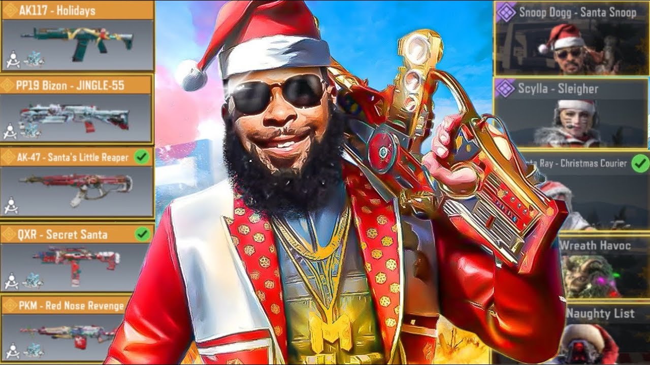 ALL LEGENDARY CHRISTMAS SKINS IN COD MOBILE! - YouTube
