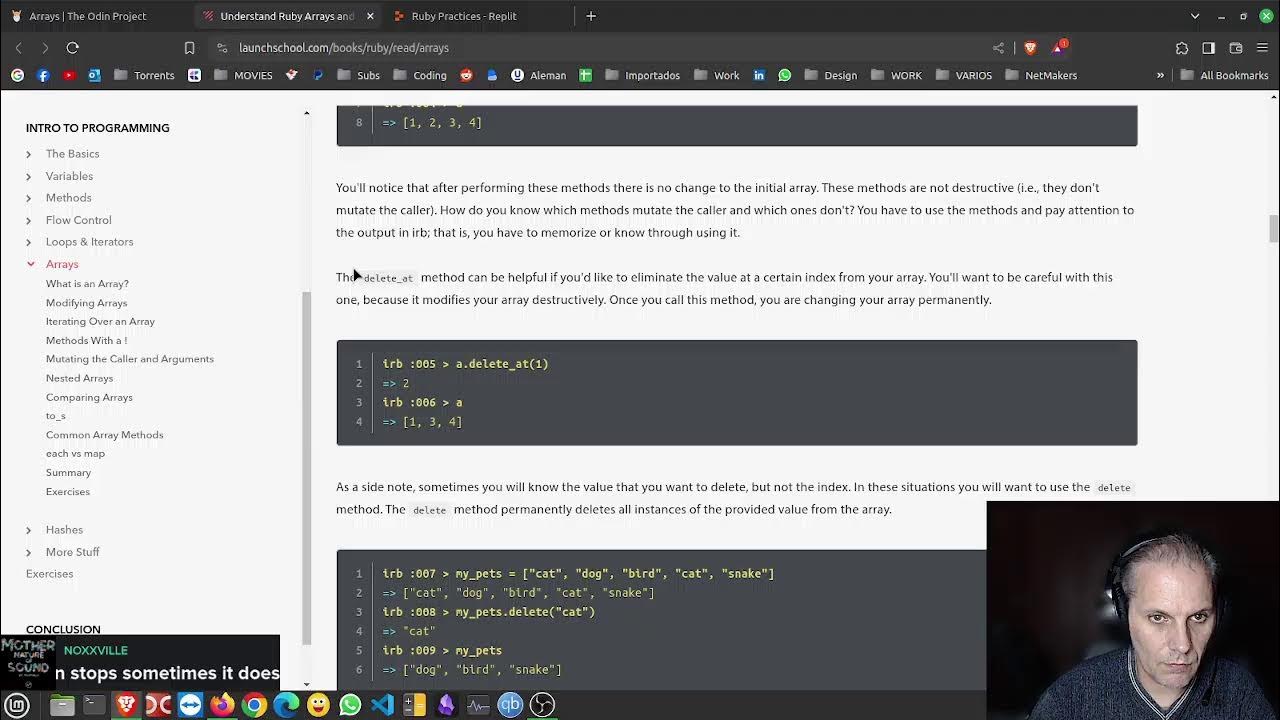 🧑‍💻 Aprendiendo Ruby en The Odin Project 💪 Charlas, bootcamps ...