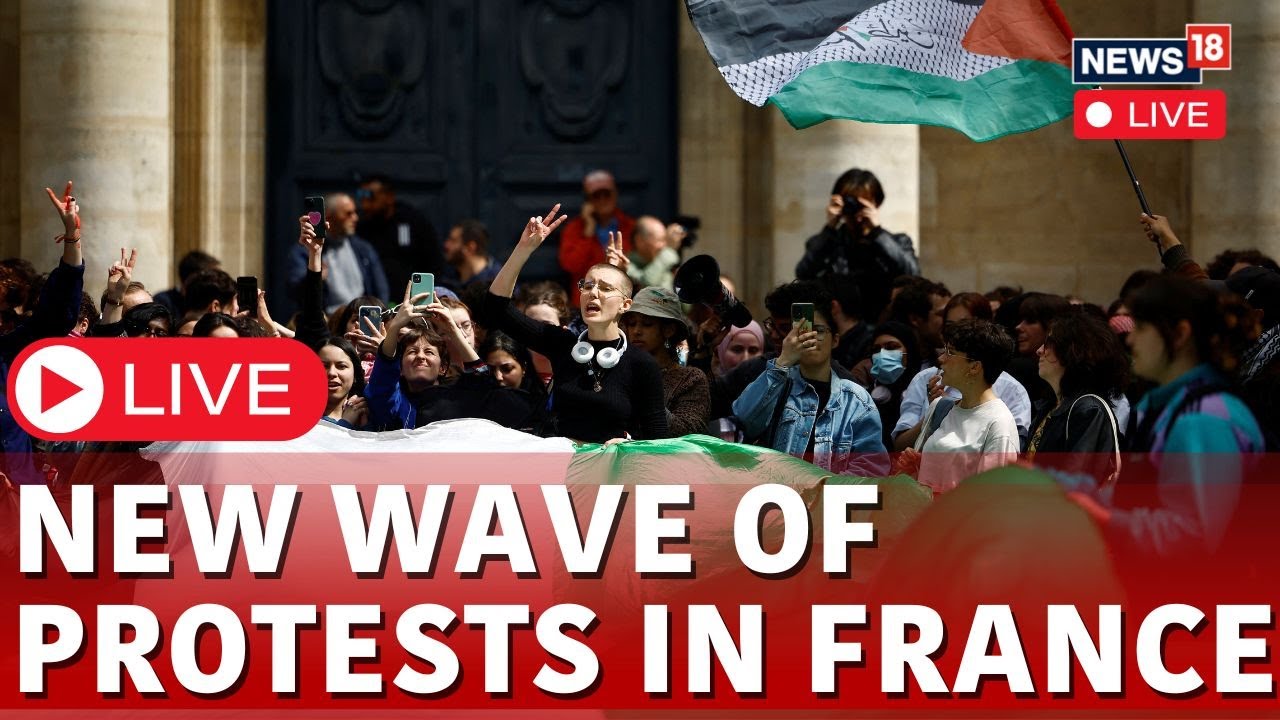 Paris Students Protest | Students From Universities Across Paris Hold A ...