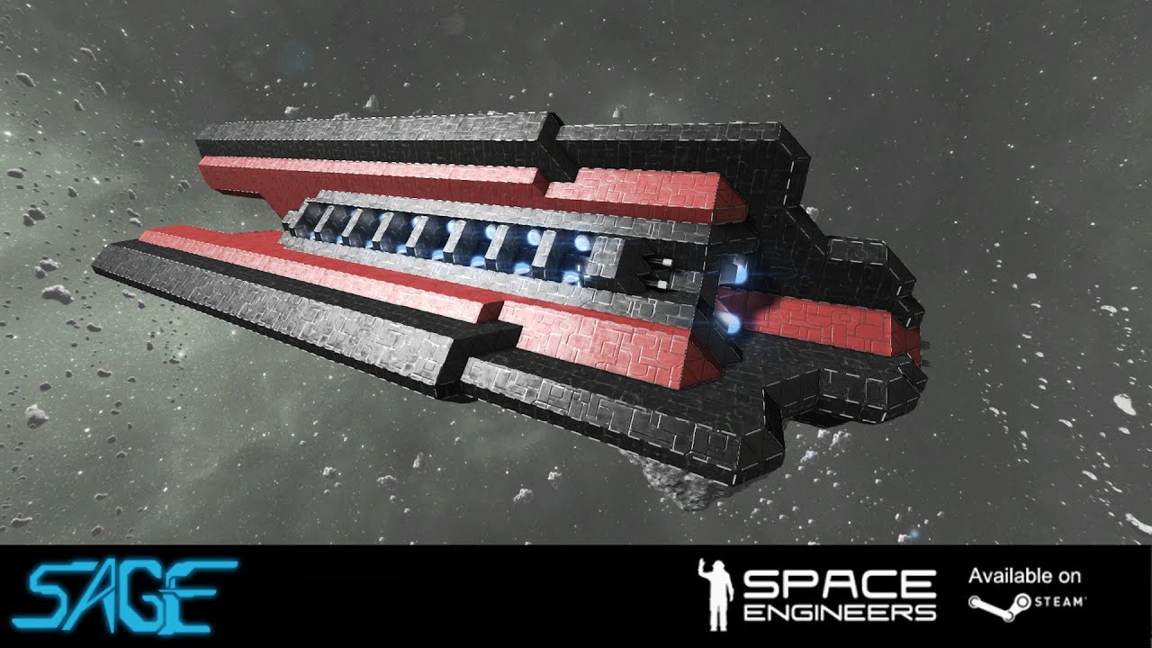 Space Engineers, Assault Craft (Scourge Craft) - YouTube