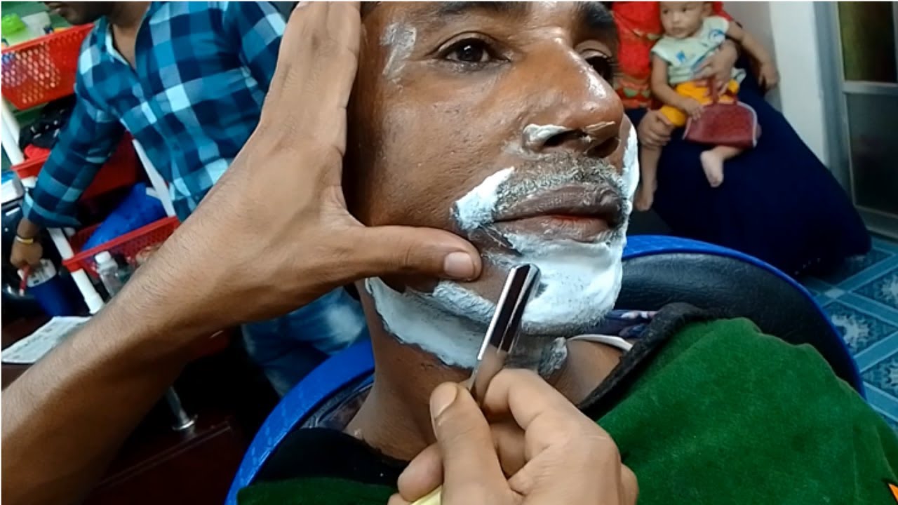 Bangladeshi barber Shaving for men tutorial 2022 || শেভিং ভিডিও ...