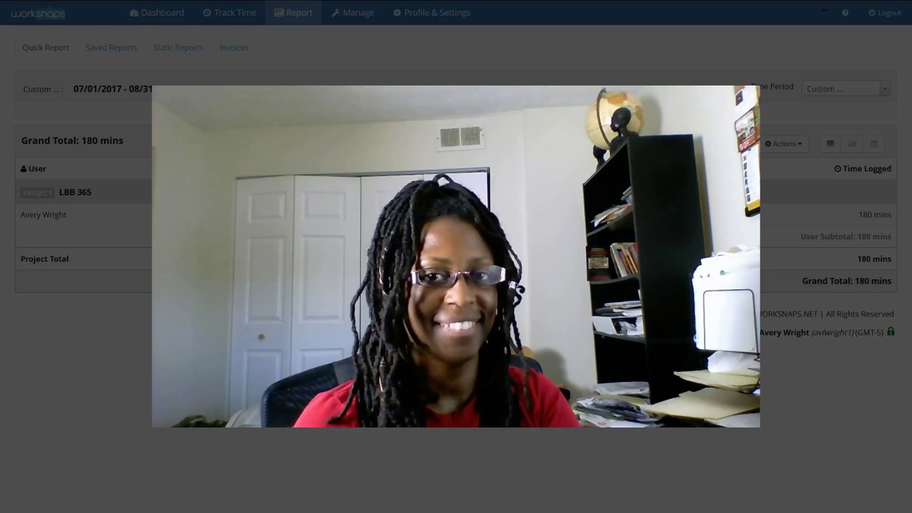 Worksnaps - How to add log time and navigate through Worksnaps on a web browser - YouTube