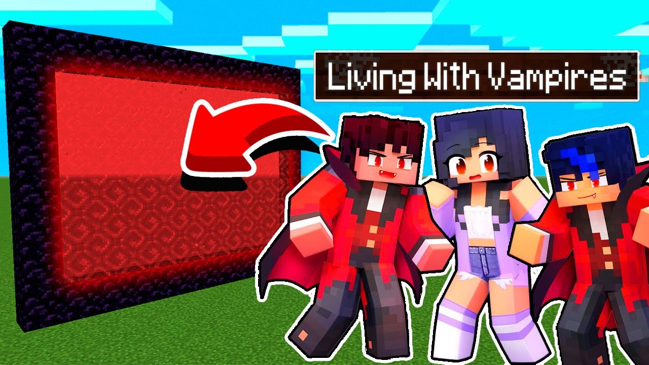 How To Make A Portal To The Aphmau Living With VAMPIRES Dimension In ...
