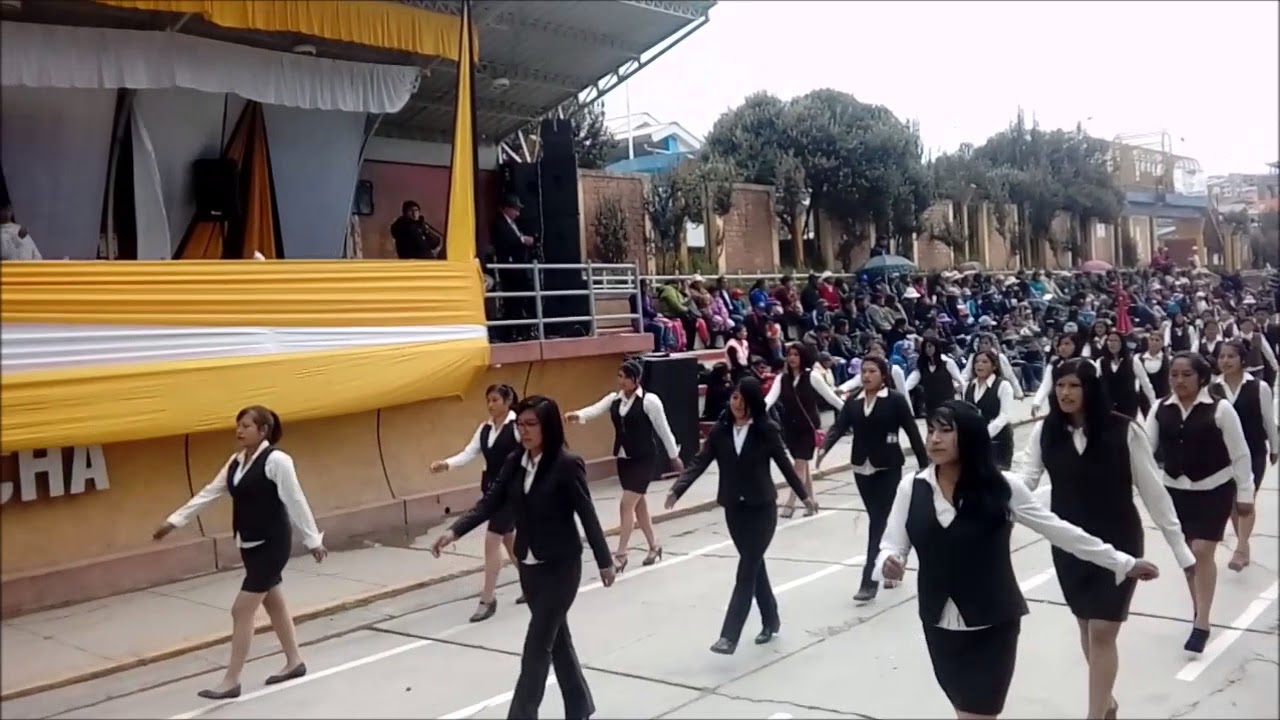 DESFILE IESPP GAMANIEL BLANCO MURILLO PASCO - YouTube