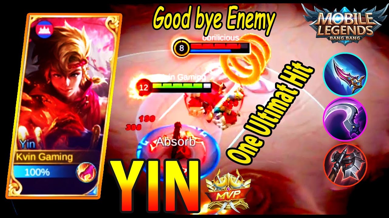 YIN HYPER BEST BUILD 2023 ONE ULTIMAT SHOT | MOBILE LEGENDS - YouTube