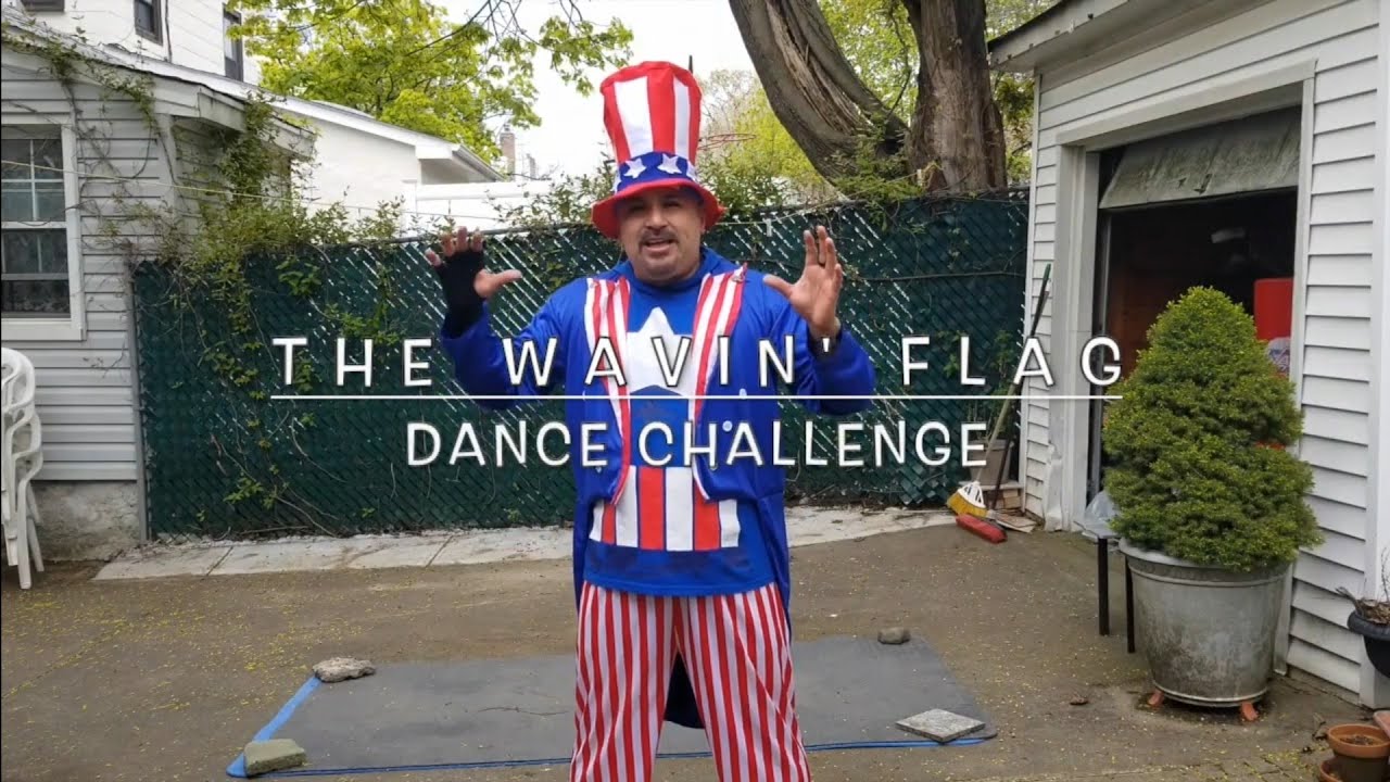 Waving Flag Dance Challenge PE@Home - YouTube