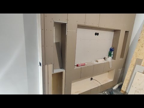 MAKKELIJK ZELF EEN CINEWALL MAKEN en CINEWALL zelf maken met gipsplaten en Knauf stucwerk # ...