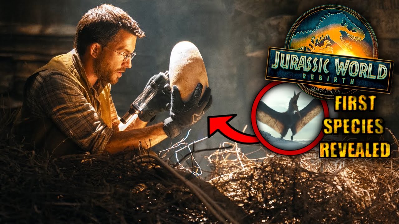 NEW IMAGE REVEALS THE FIRST SPECIES IN JURASSIC WORLD REBIRTH! - YouTube