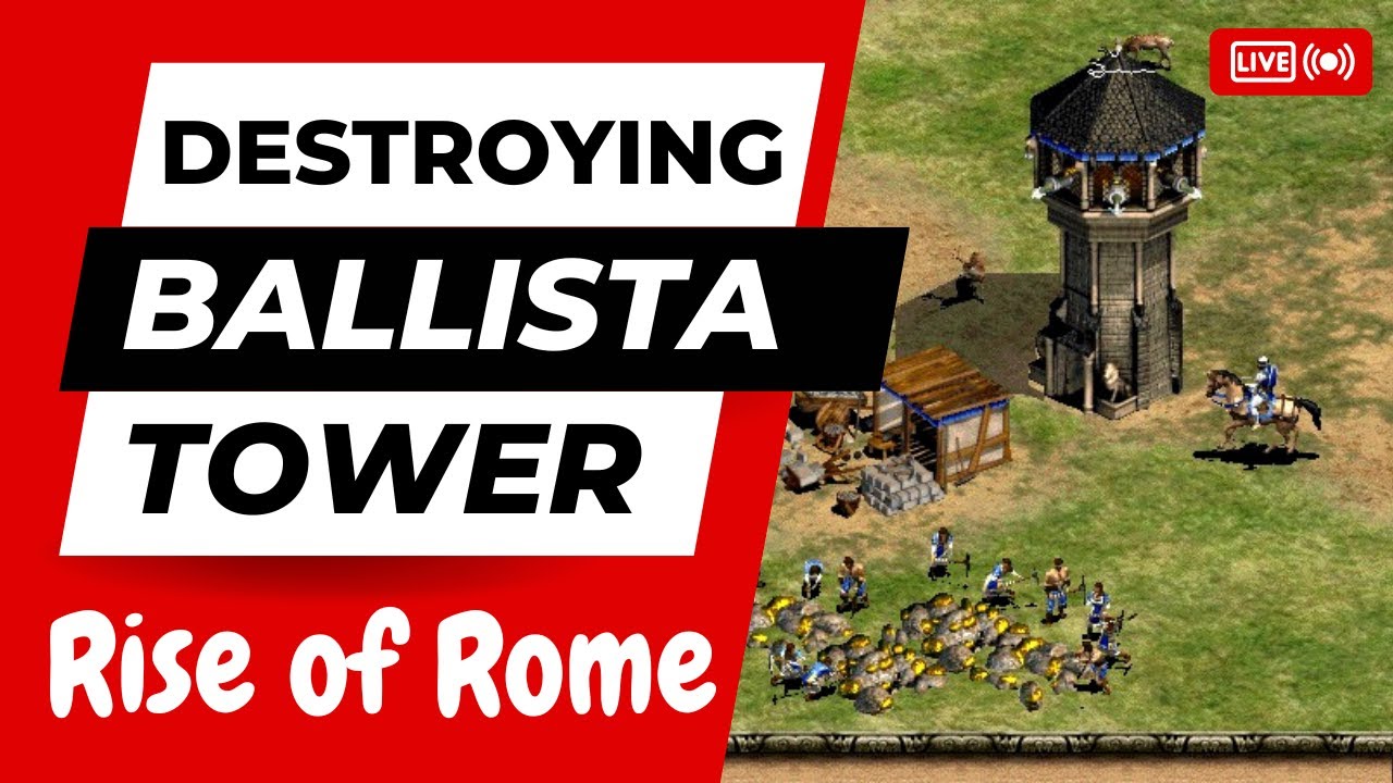 Romans destroying Pyrrhus Ballista Towers | Rise of Rome | Age of ...