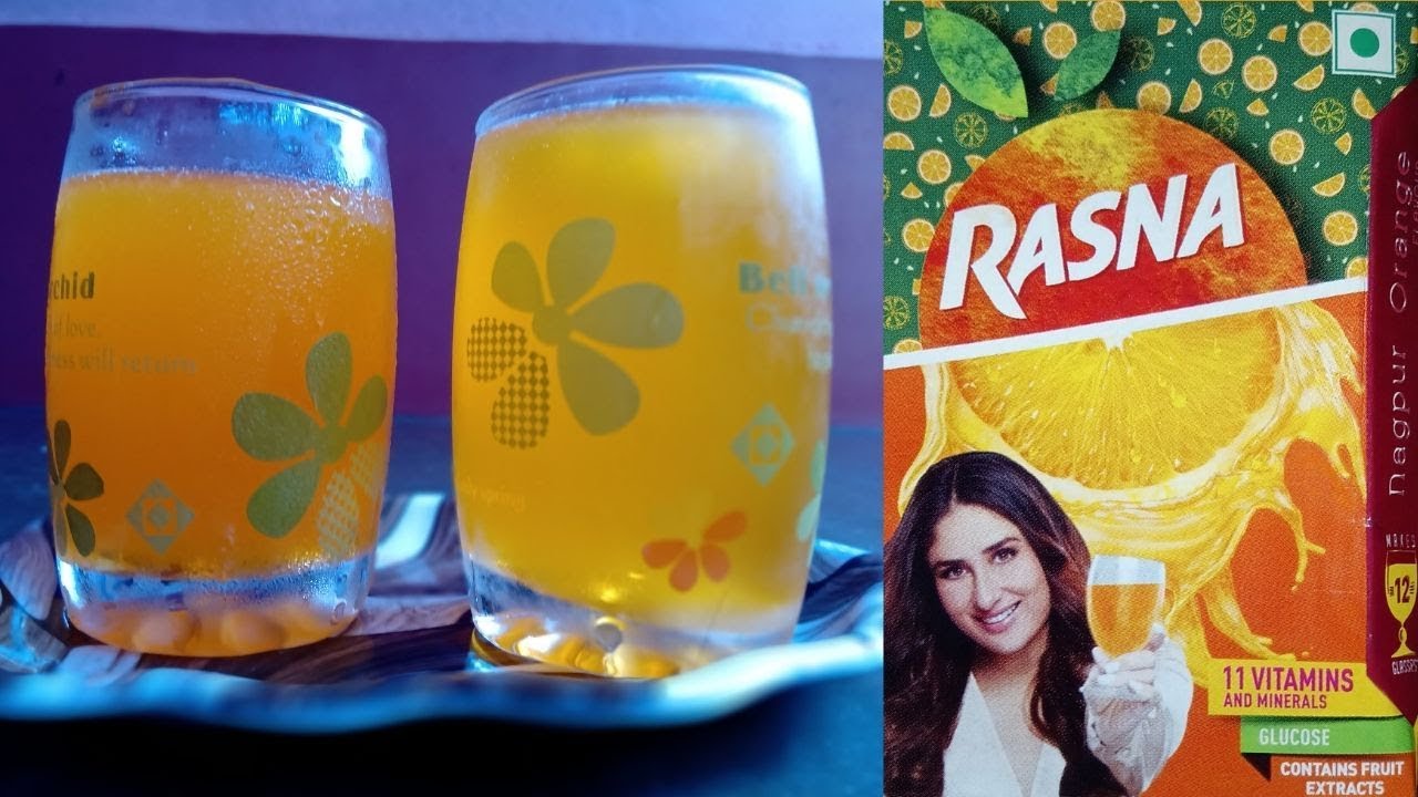 Rasna |How to make Rasna|Home made Rasna |Orange juice - YouTube