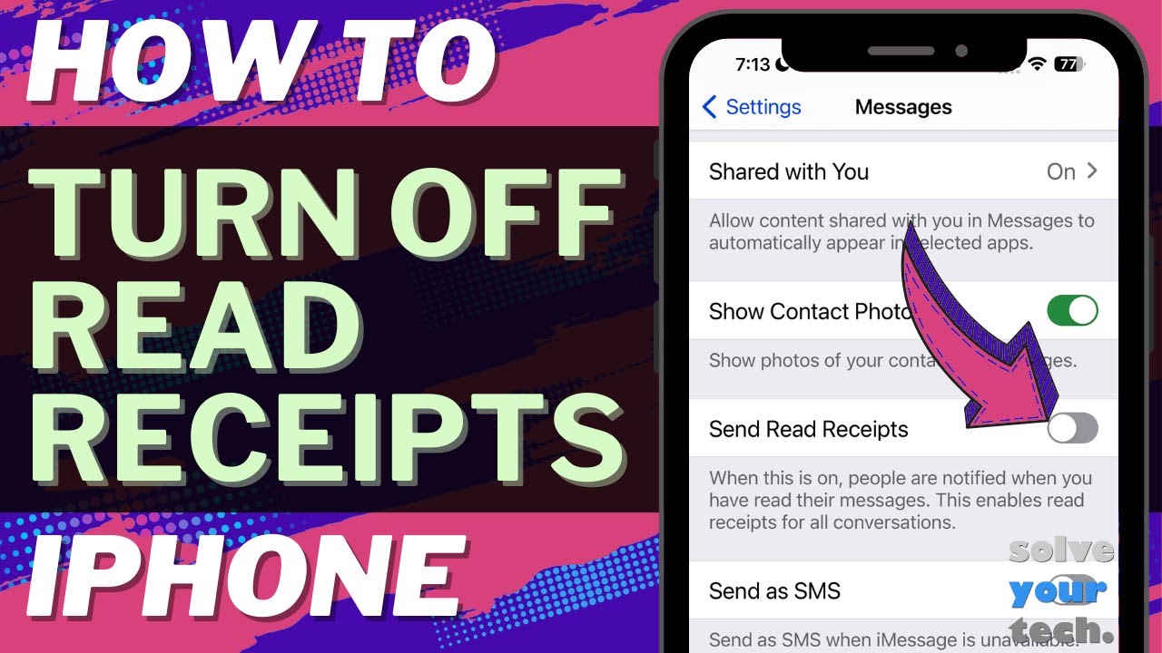 iOS 17: How to Turn Off Read Receipts on iPhone - YouTube