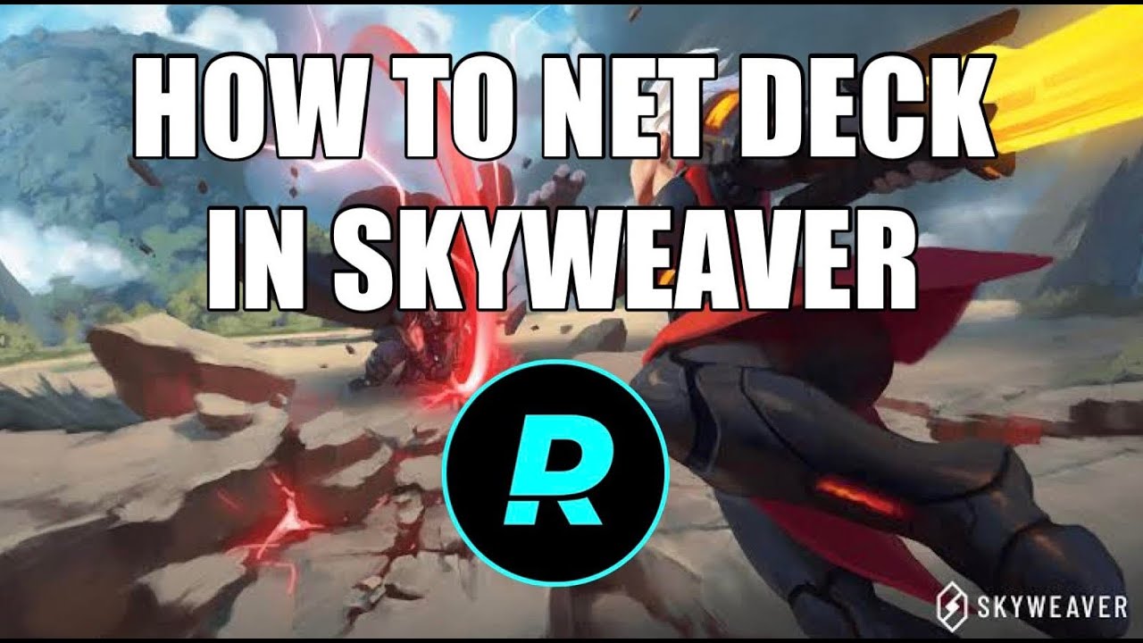 How to Net Deck (Copy A Deck from The Internet) in Skyweaver - YouTube
