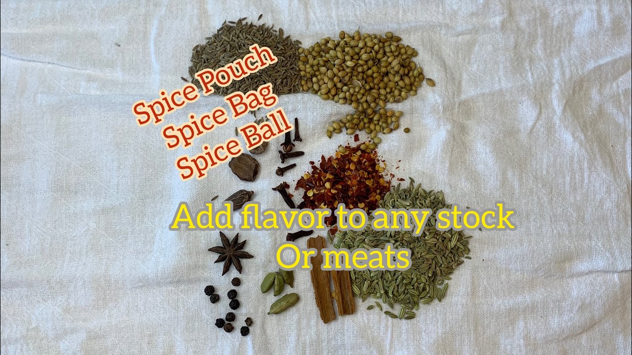 Spice pouch- great for making stock and meats - YouTube