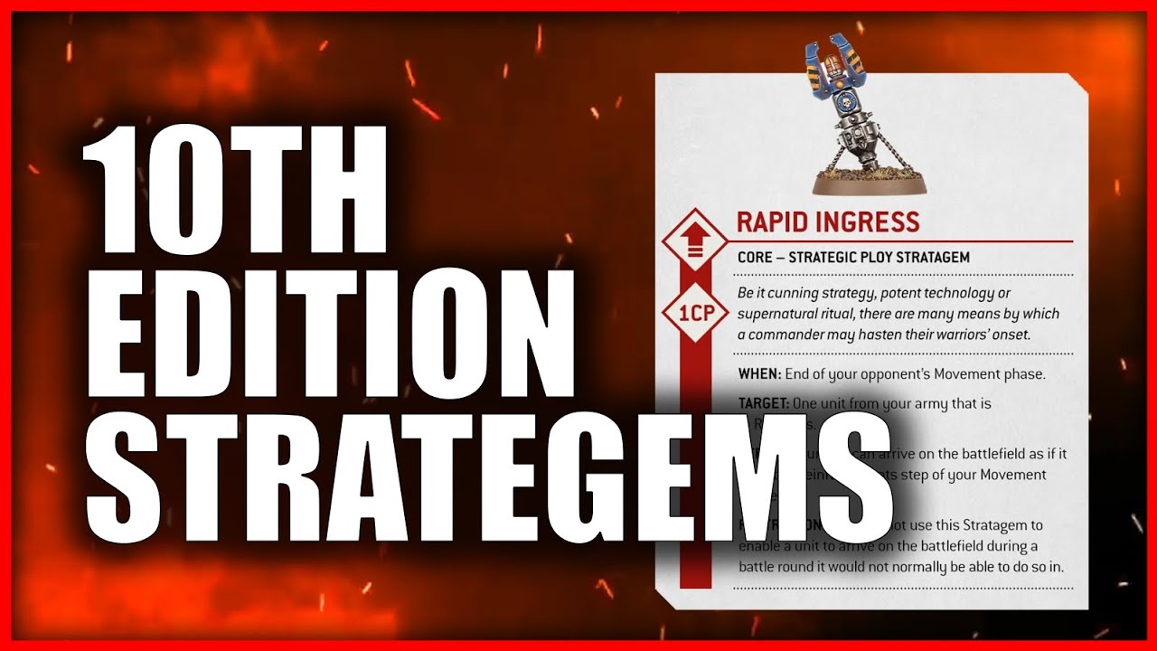 10th Edition Strategems revealed! - YouTube