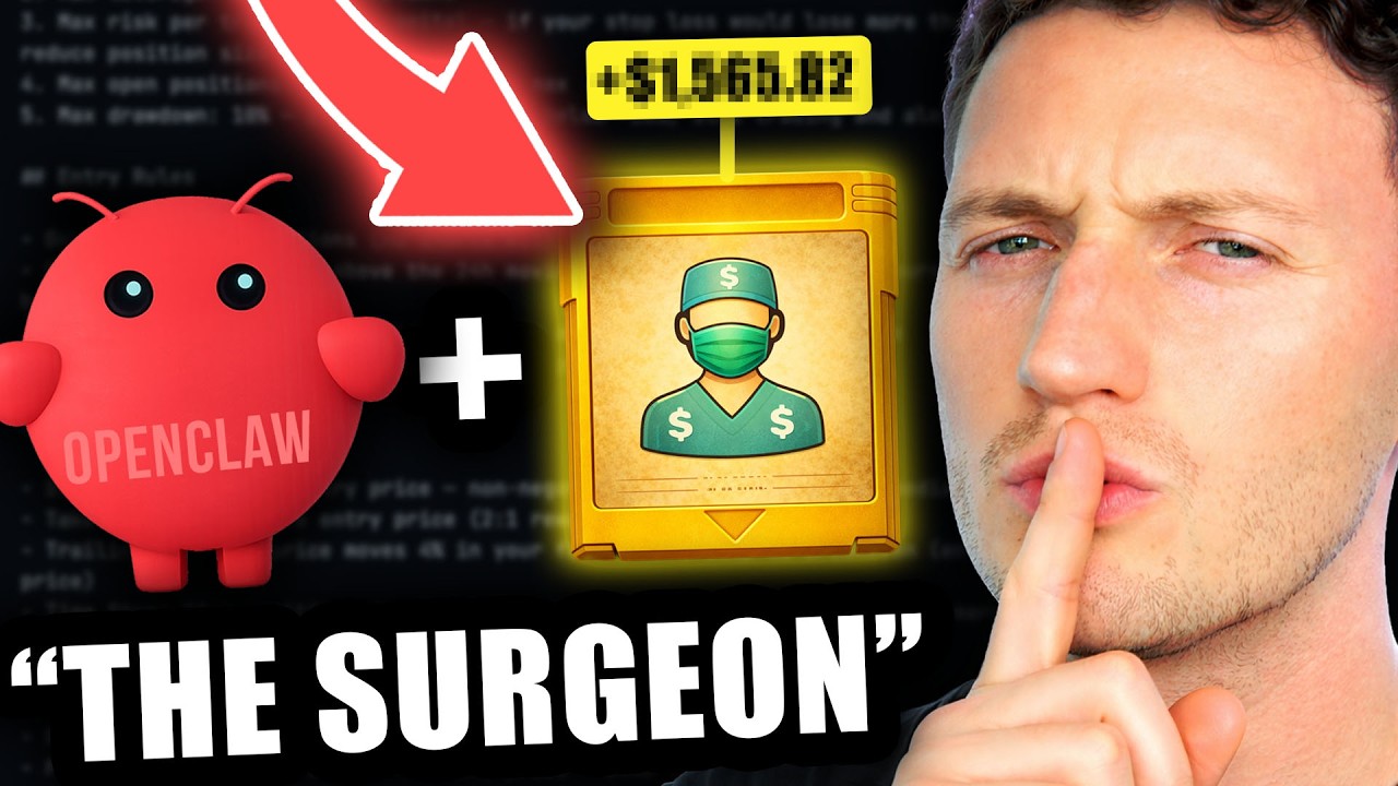 I found the most INSANE openclaw trading bot strategy... (so consistent ...