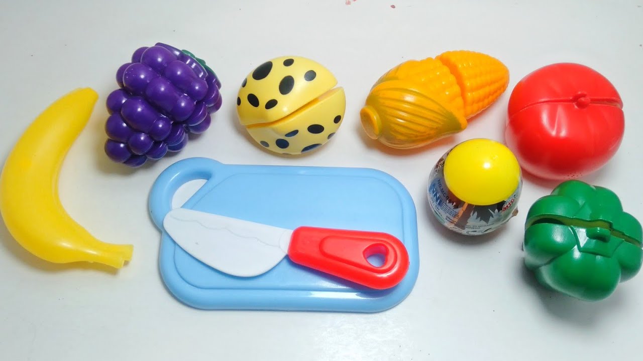 Fruit ASMR Satisfying | how to cut Fruits vegetable toy ASMR video 5 ...