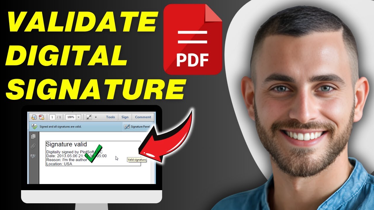 How To Validate Digital Signature In PDF And Share | Easy Guide - YouTube