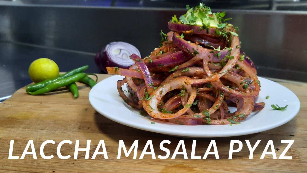 Laccha Masala Pyaz Recipe | ढाबा स्टाईल लच्छा मसाला प्याज़ रेसिपी ...
