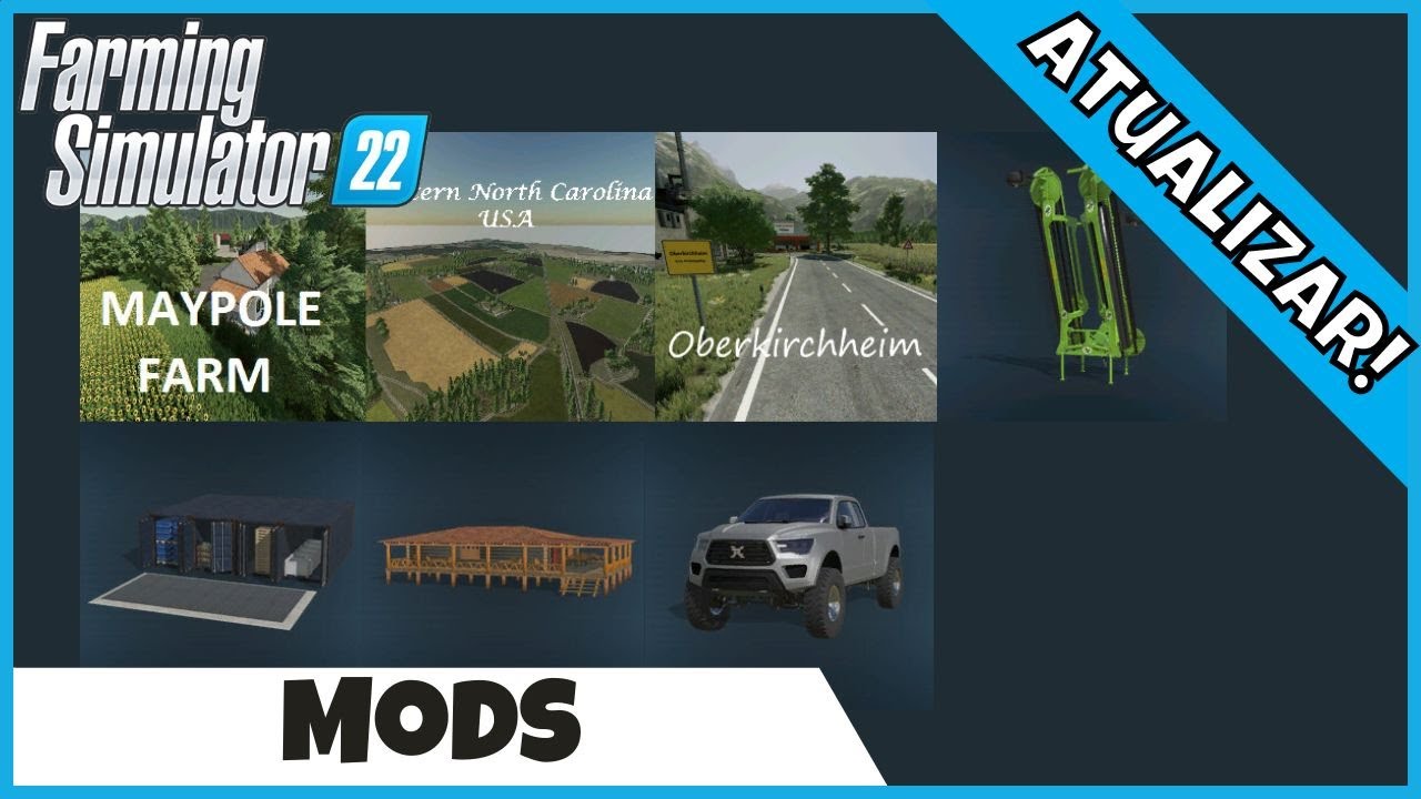 FS22 News | Atualização de Mods no Farming Simulator 22 - YouTube