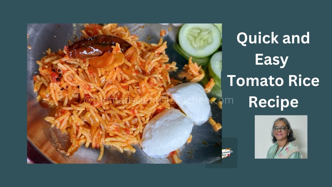 Quick and Easy Tomato Rice Recipe - YouTube