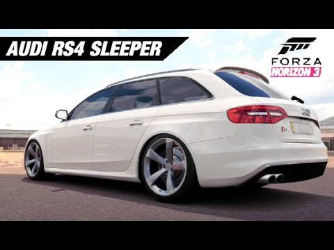 SLAMMED N STANCED Audi RS4 Build - Forza Horizon 3 - YouTube