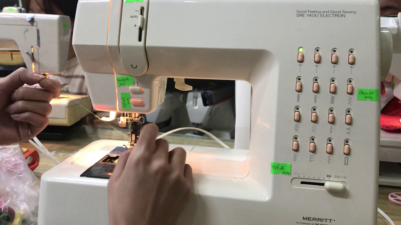 Hướng dẫn sử dụng máy singer sre-1400 - hiền cao 0969006688 - YouTube