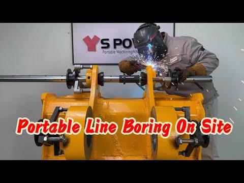 Line Boring Machine Installation Operation -S Power