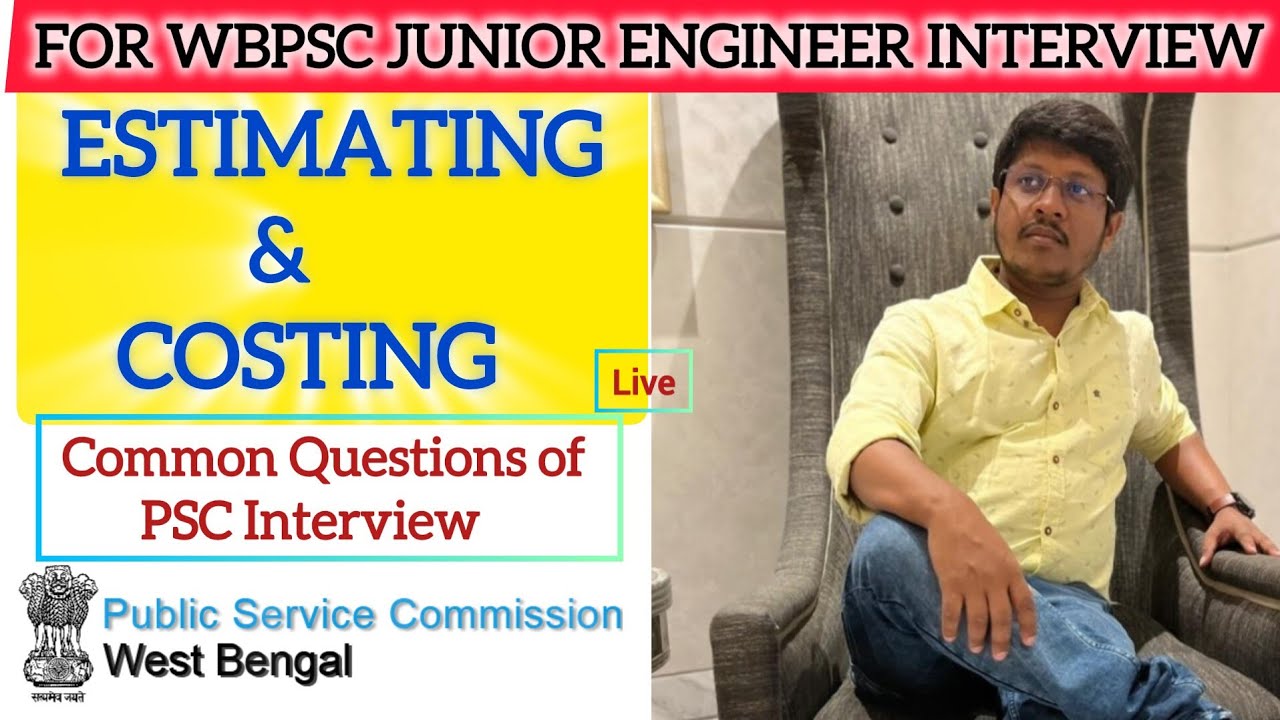 Estimating, Costing & Valuation||Common Questions of PSC interview ...