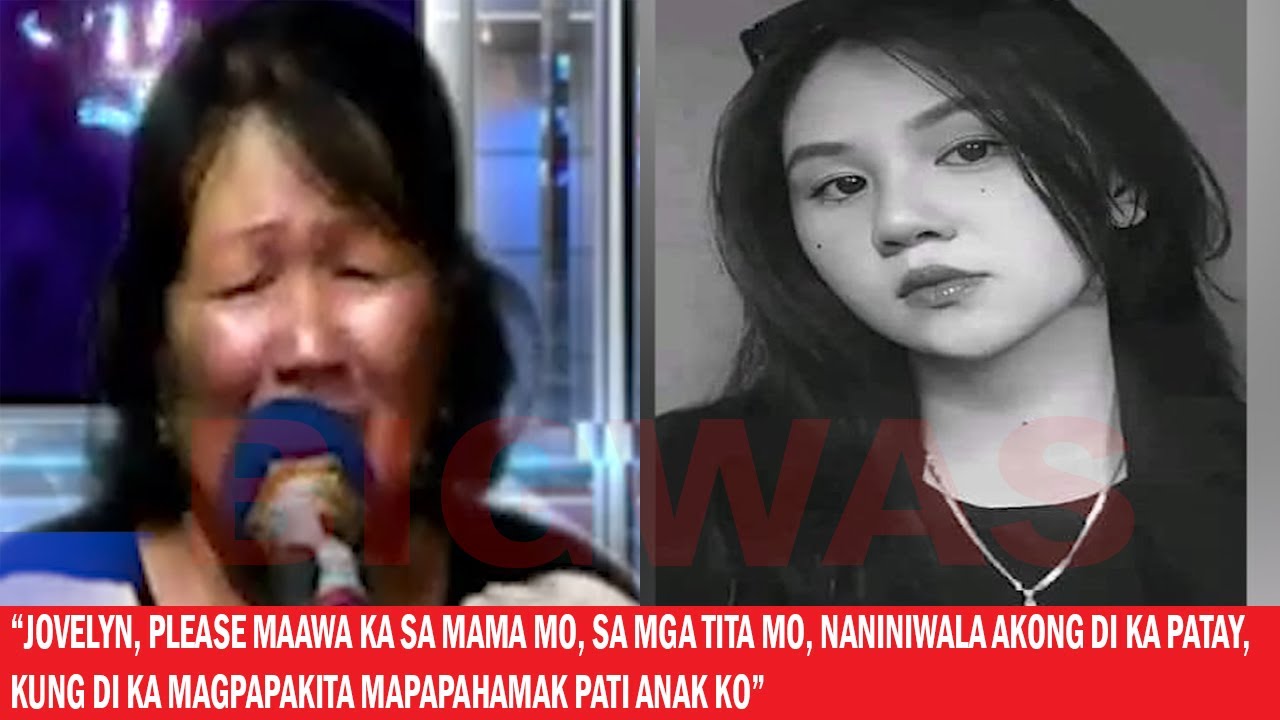 TIYAHIN NI JOVELYN GALLENO, EMOSYONAL NA NANAWAGAN. - YouTube