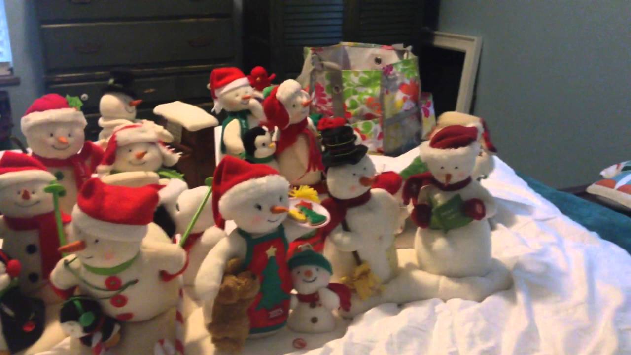 Hallmark snowmen dancing - YouTube