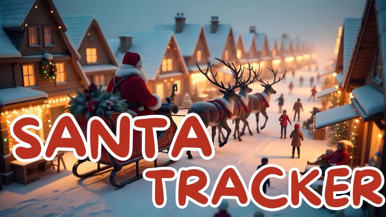 🔴 LIVE Santa Tracker 2024 (NORAD) 🎅 | Follow Santa's Flight Around the ...